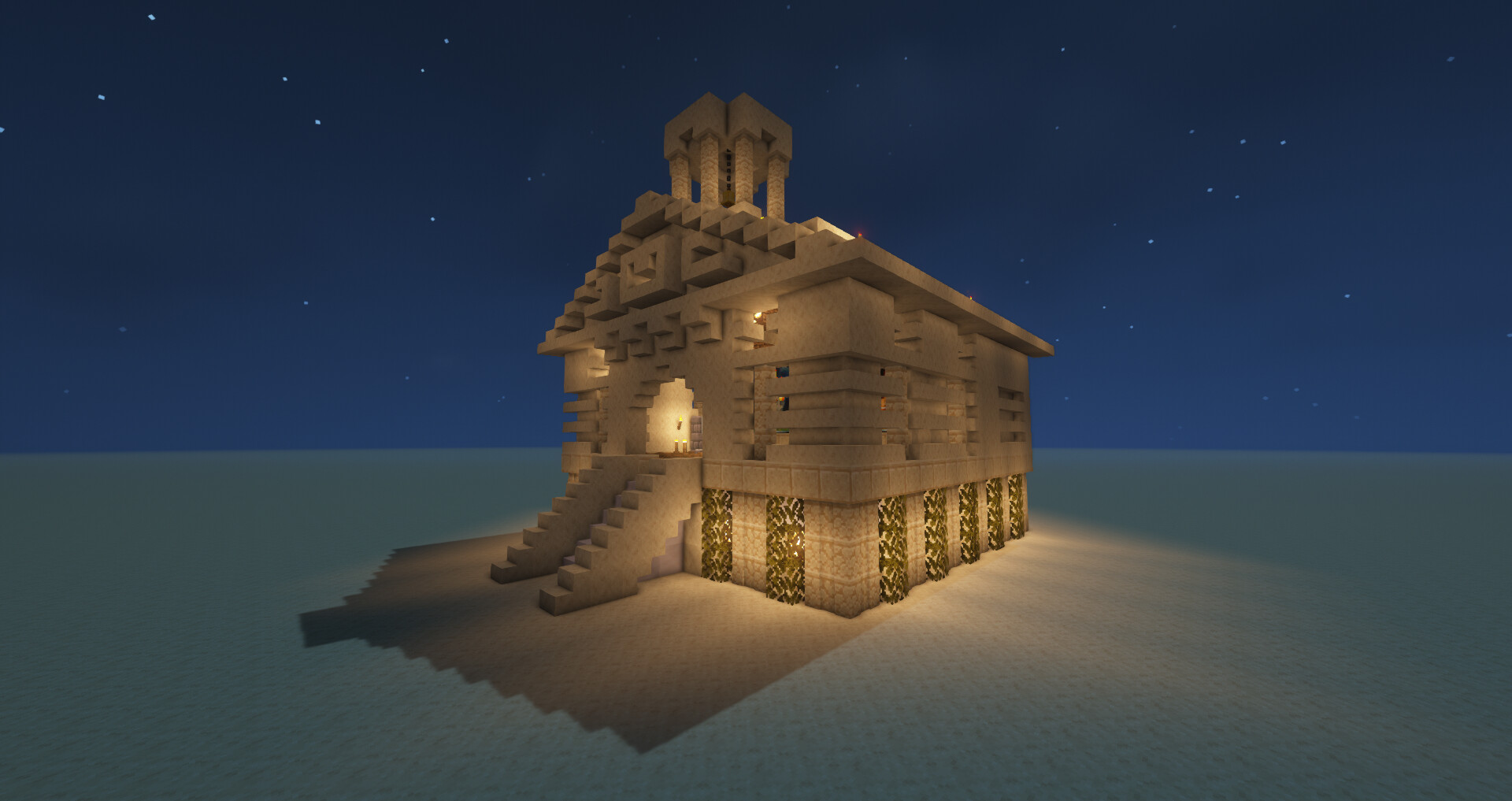 Desert Lectern Hall Minecraft Map