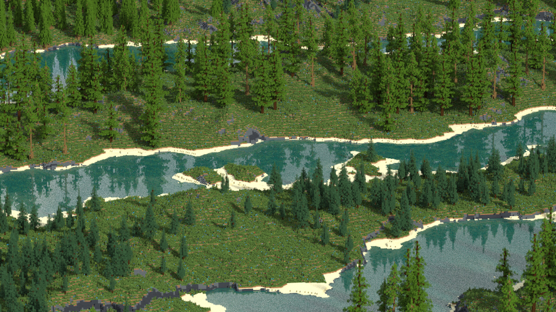 Forested River Minecraft Map