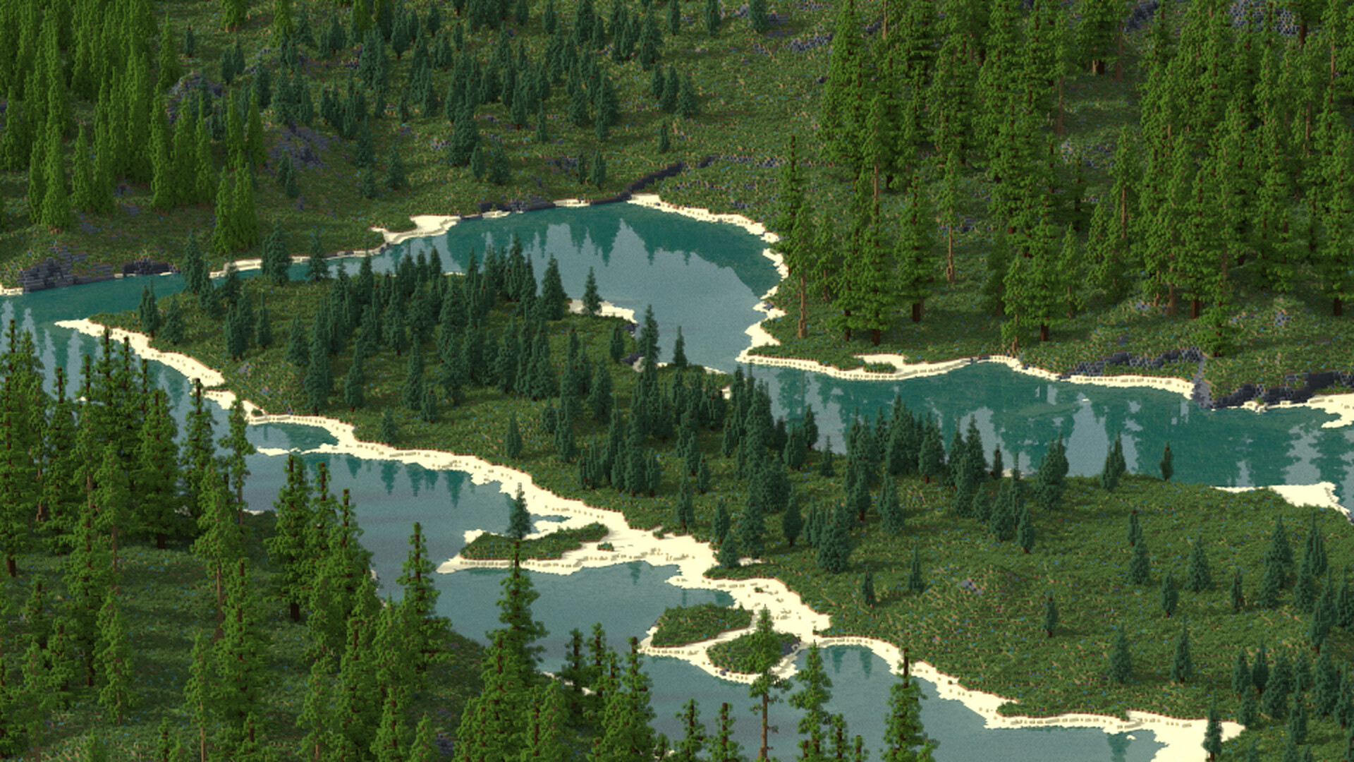 Forested River Minecraft Map