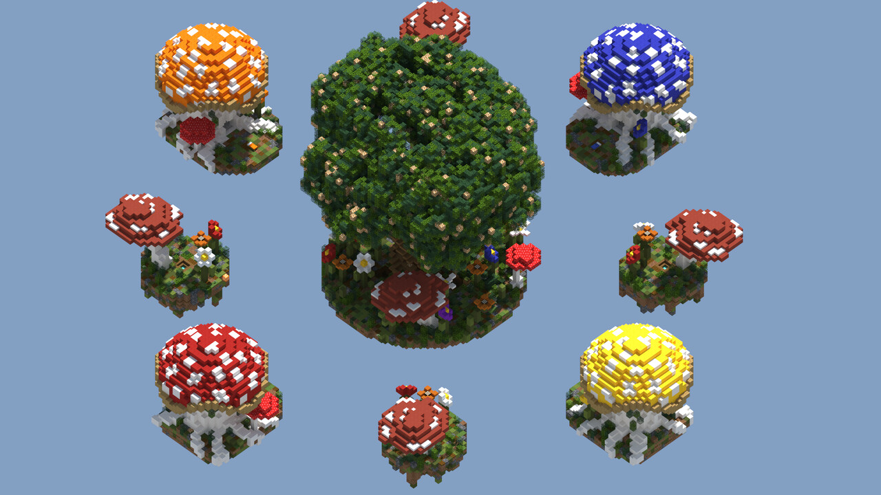 [BedWars] Toadstool Towers Minecraft Map