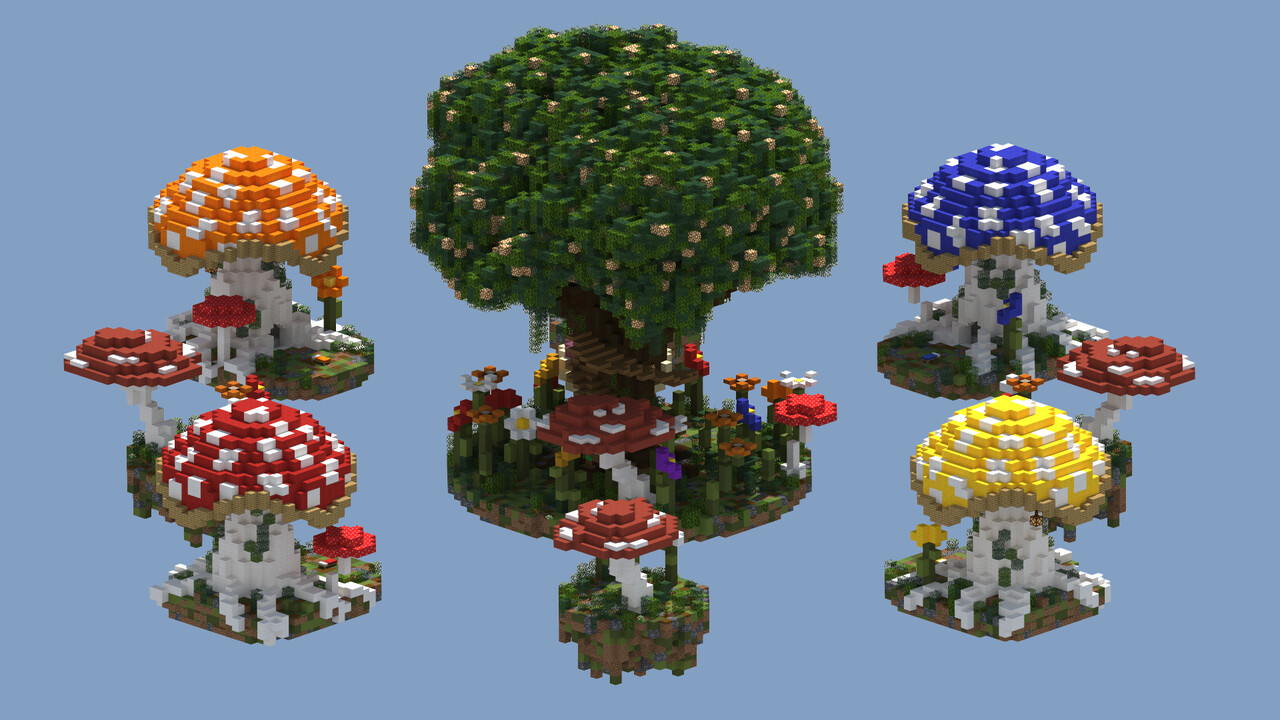 [BedWars] Toadstool Towers Minecraft Map