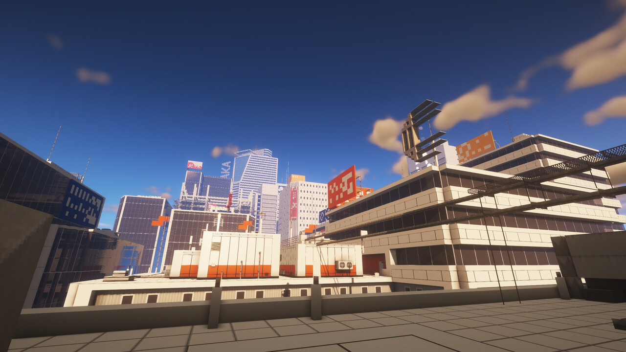 Mirror's edge city Minecraft Map