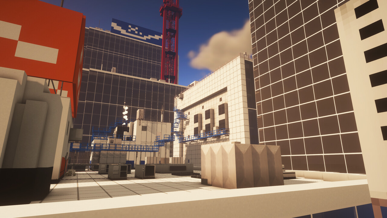 Mirror's edge city Minecraft Map