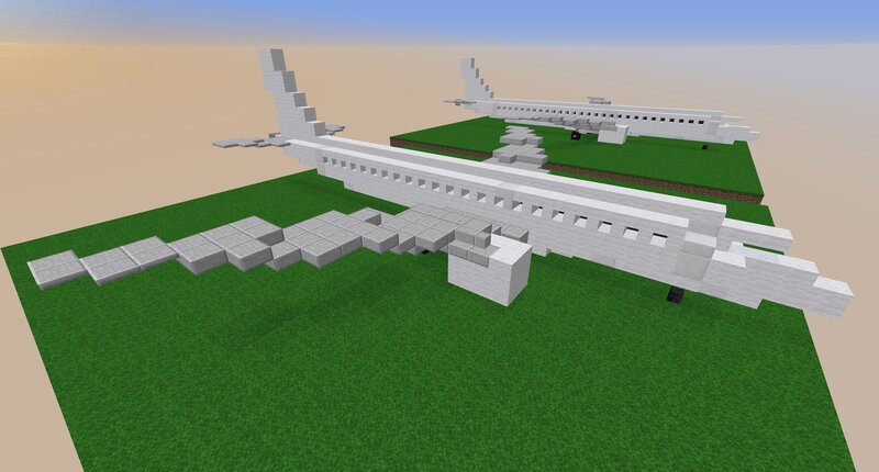Embraer E-Jet E2 family (1:1) Minecraft Map