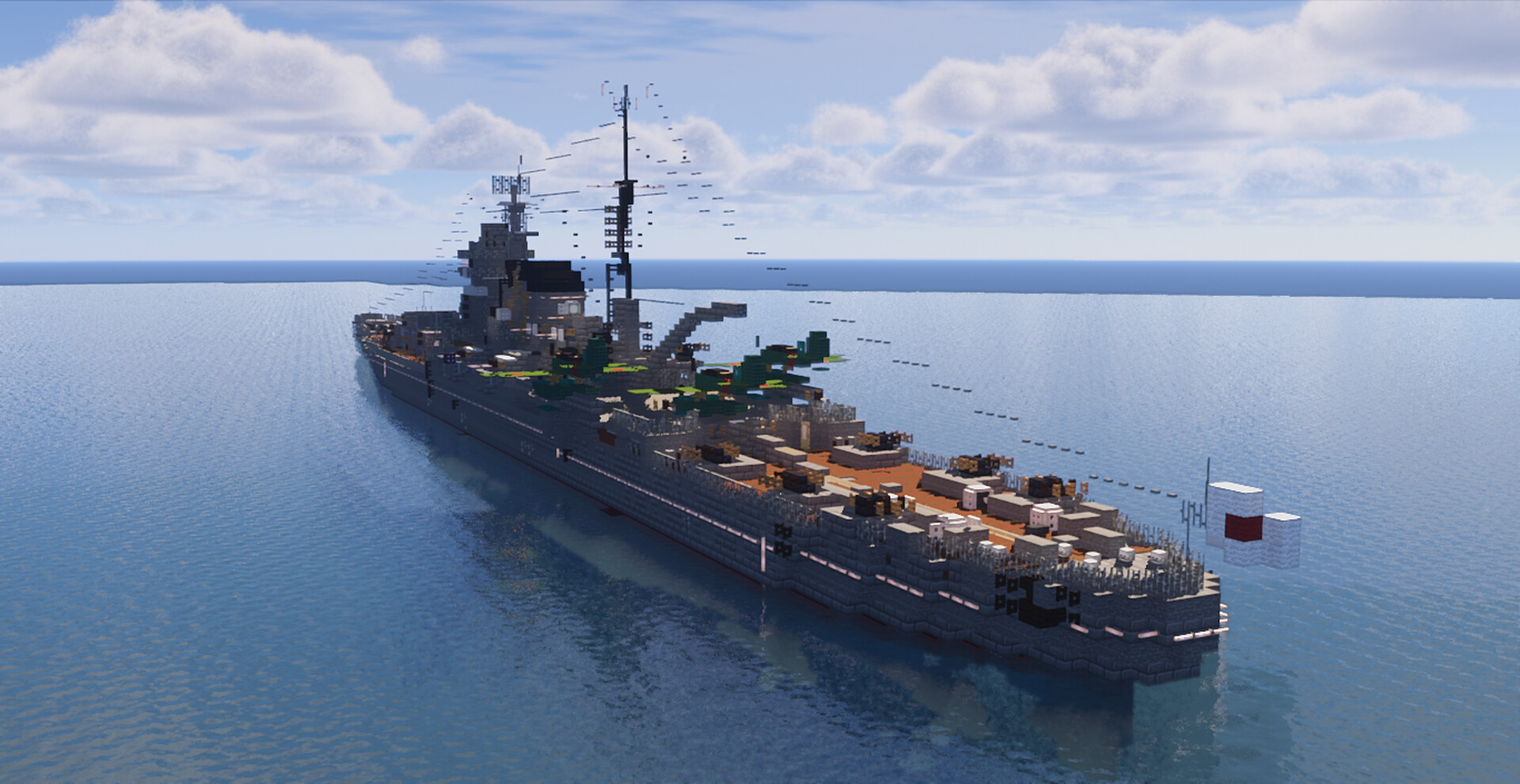 Japanese Cruiser Tone Minecraft Map