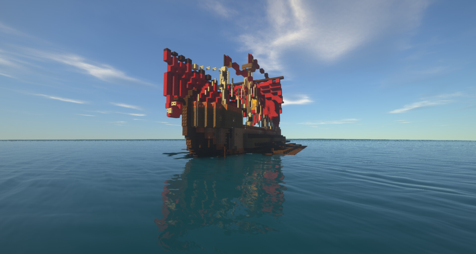 Medieval Ship Dromon "Hastae" Minecraft Map
