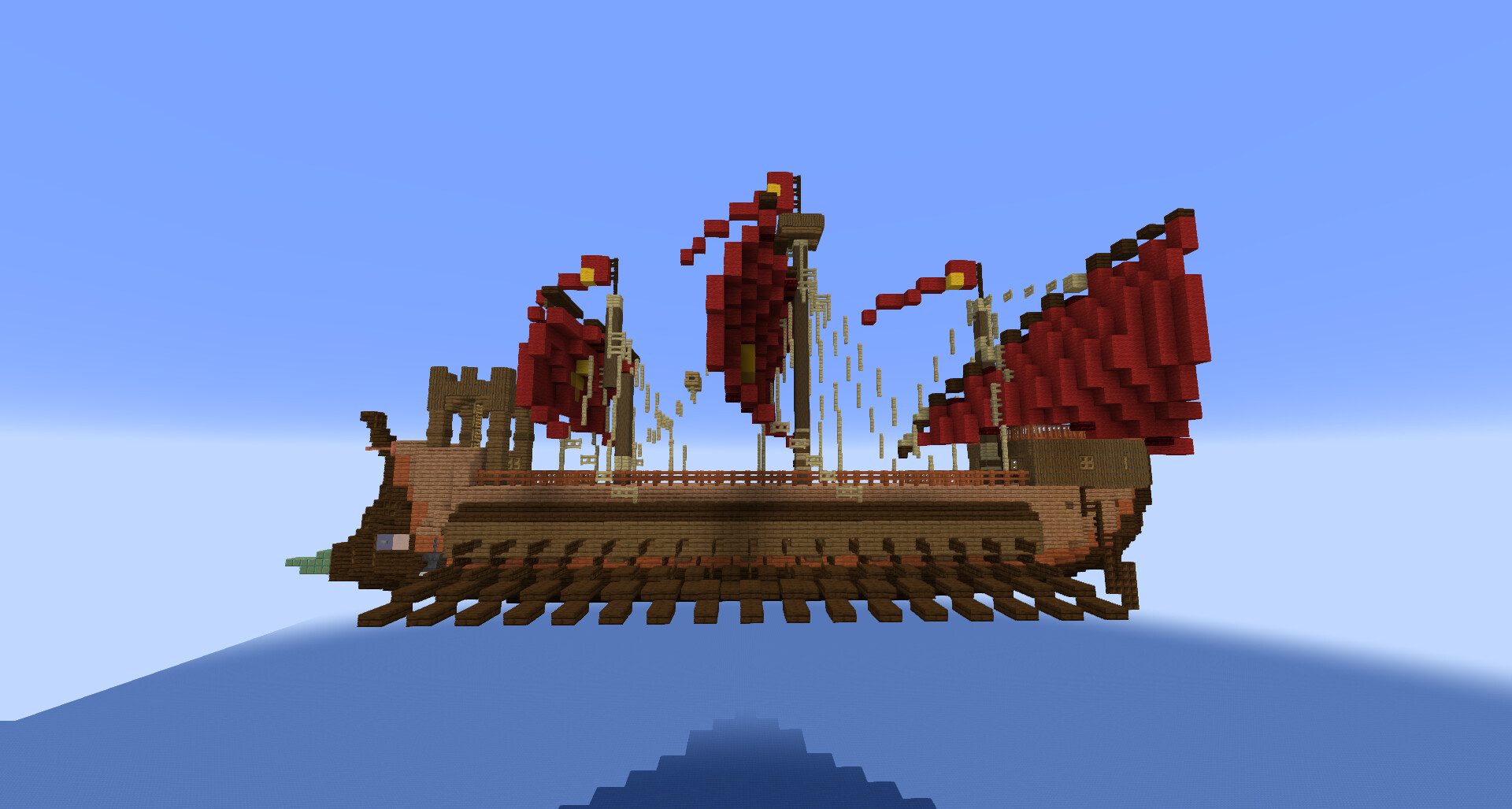 Medieval Ship Dromon "Hastae" Minecraft Map