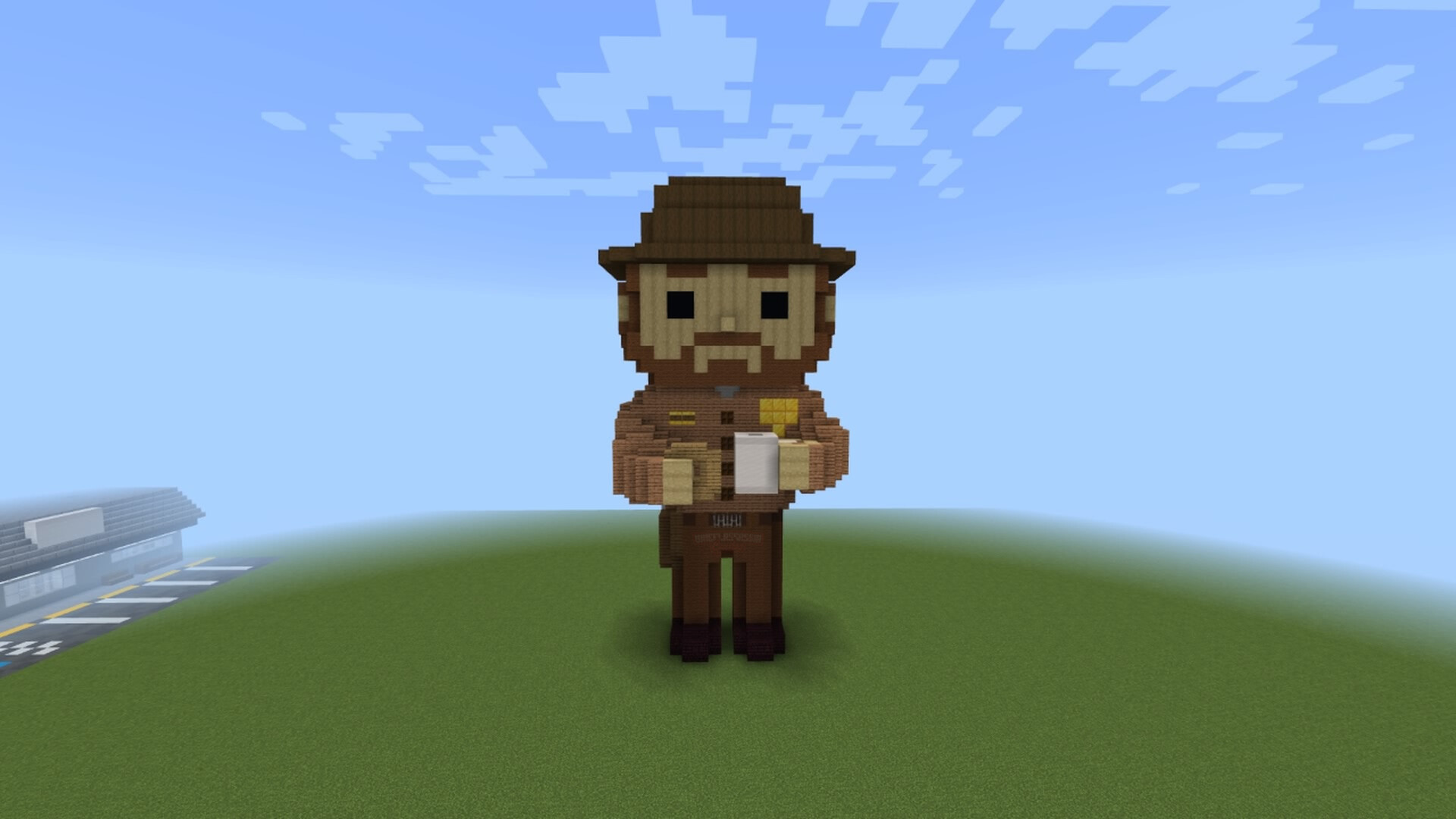 A Funko Pop Chief Hopper from Stranger Things! Minecraft Map