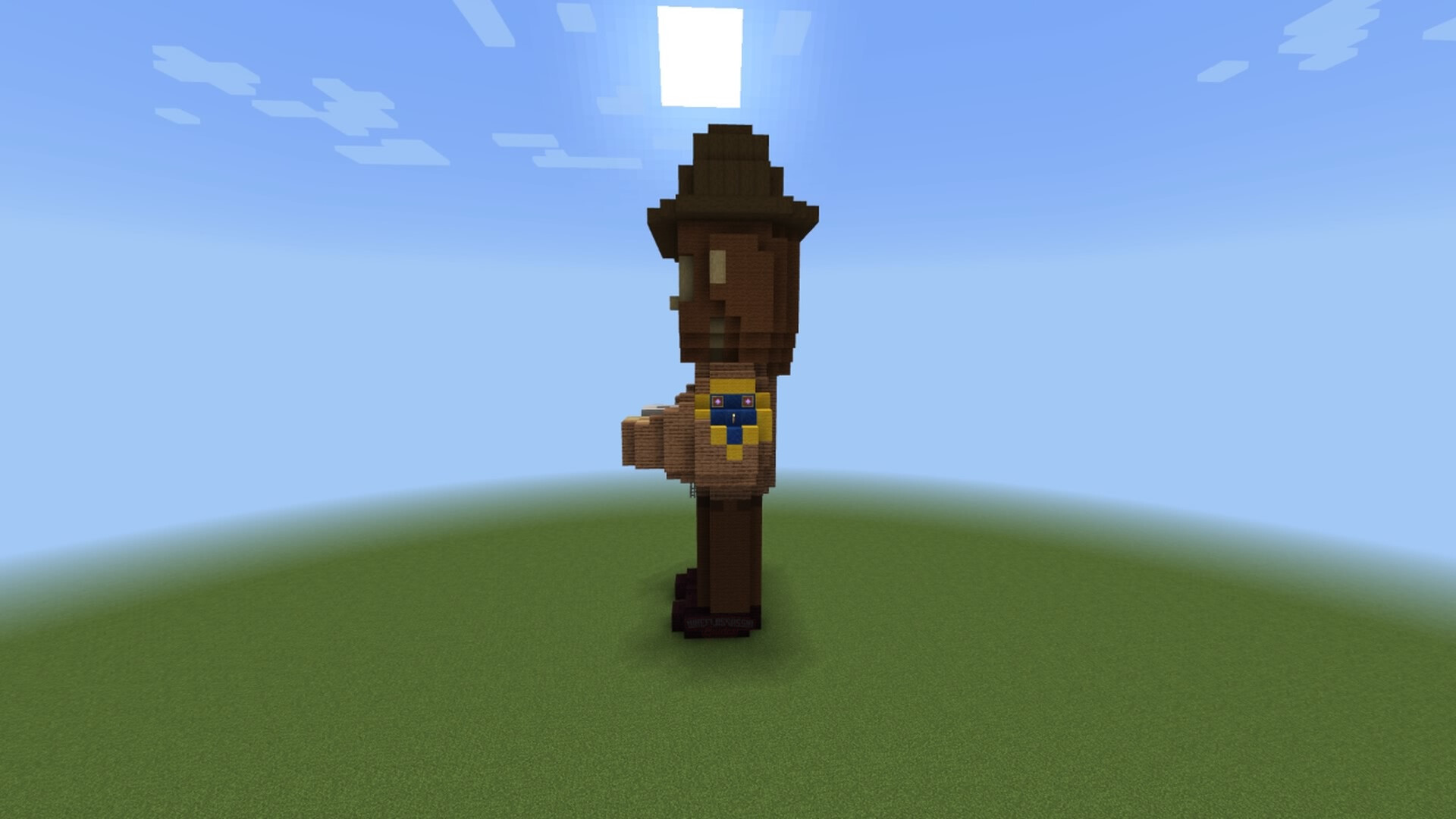 A Funko Pop Chief Hopper from Stranger Things! Minecraft Map