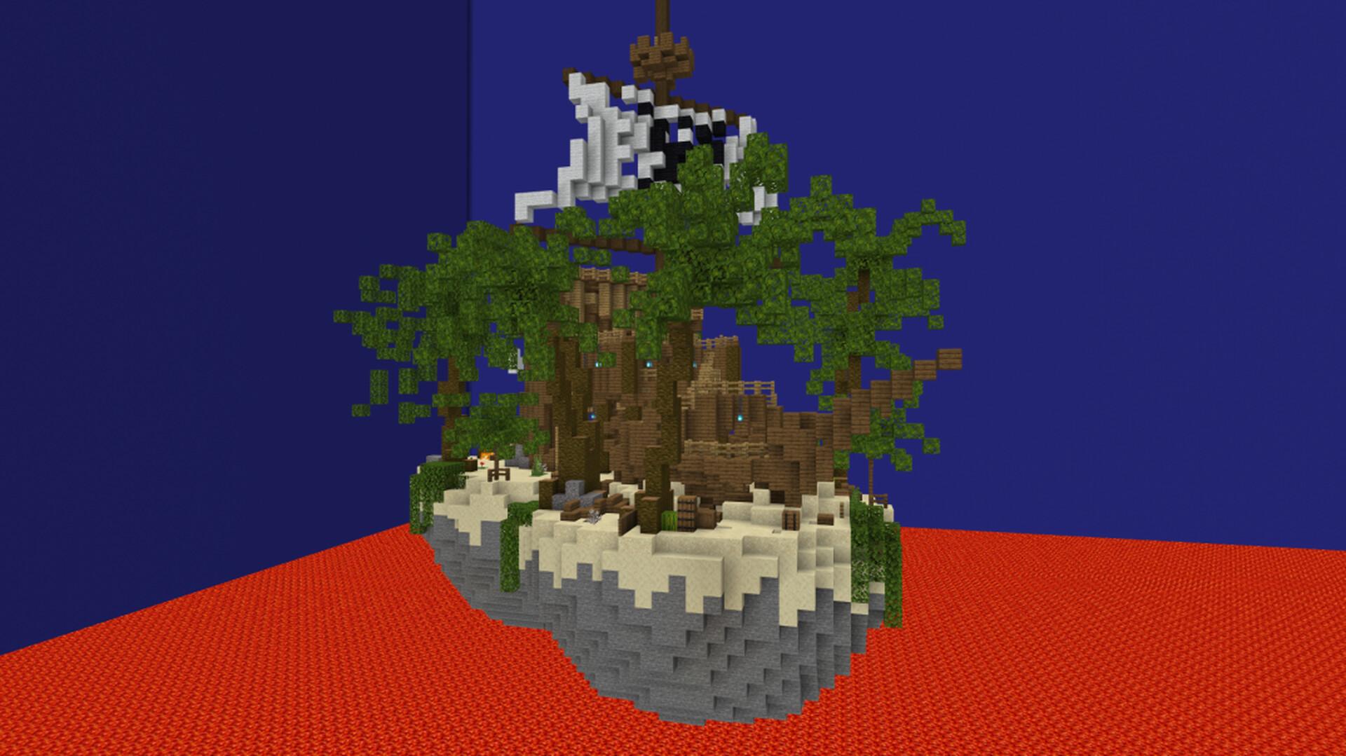 Ground Wars - Tropical Island Minecraft Map