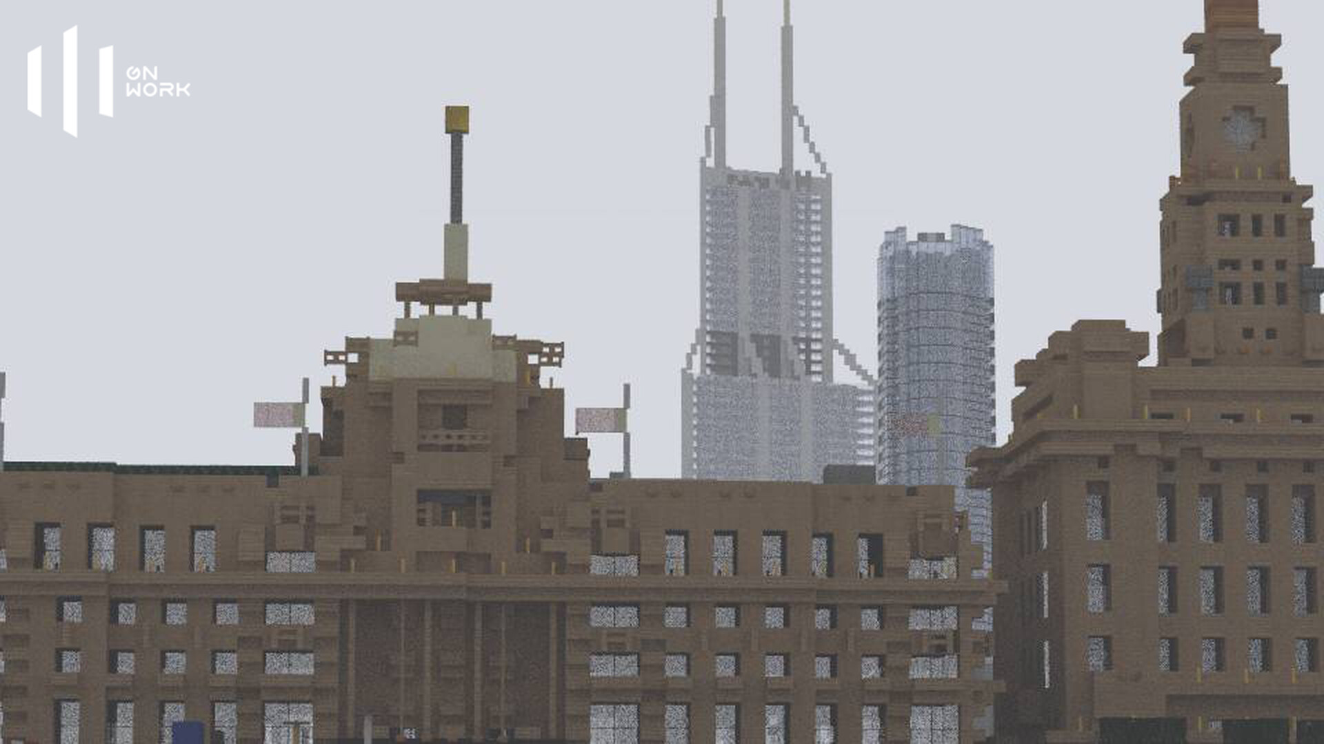 The Bund, Shanghai Minecraft Map