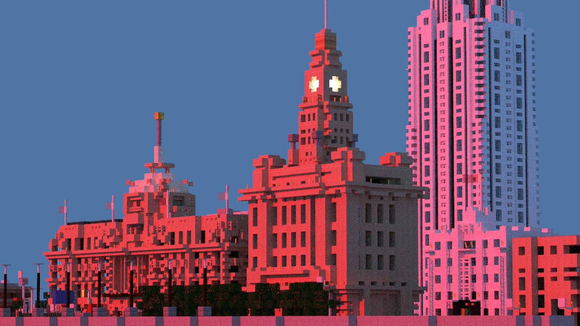 The Bund, Shanghai Minecraft Map