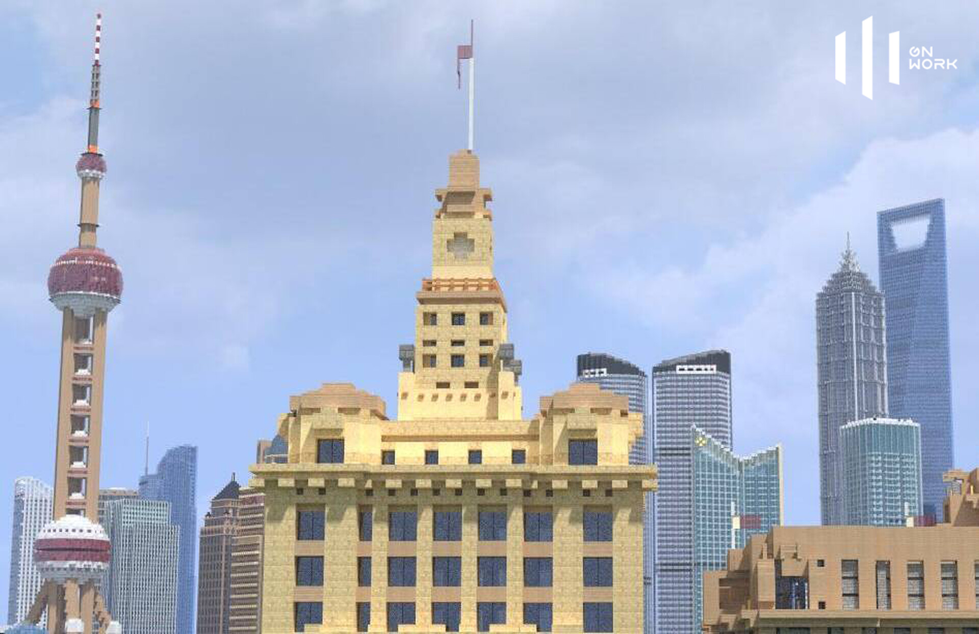 The Bund, Shanghai Minecraft Map