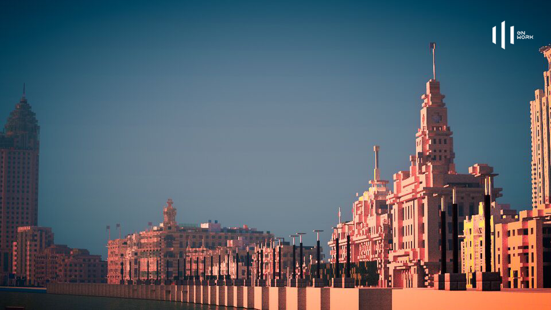 The Bund, Shanghai Minecraft Map