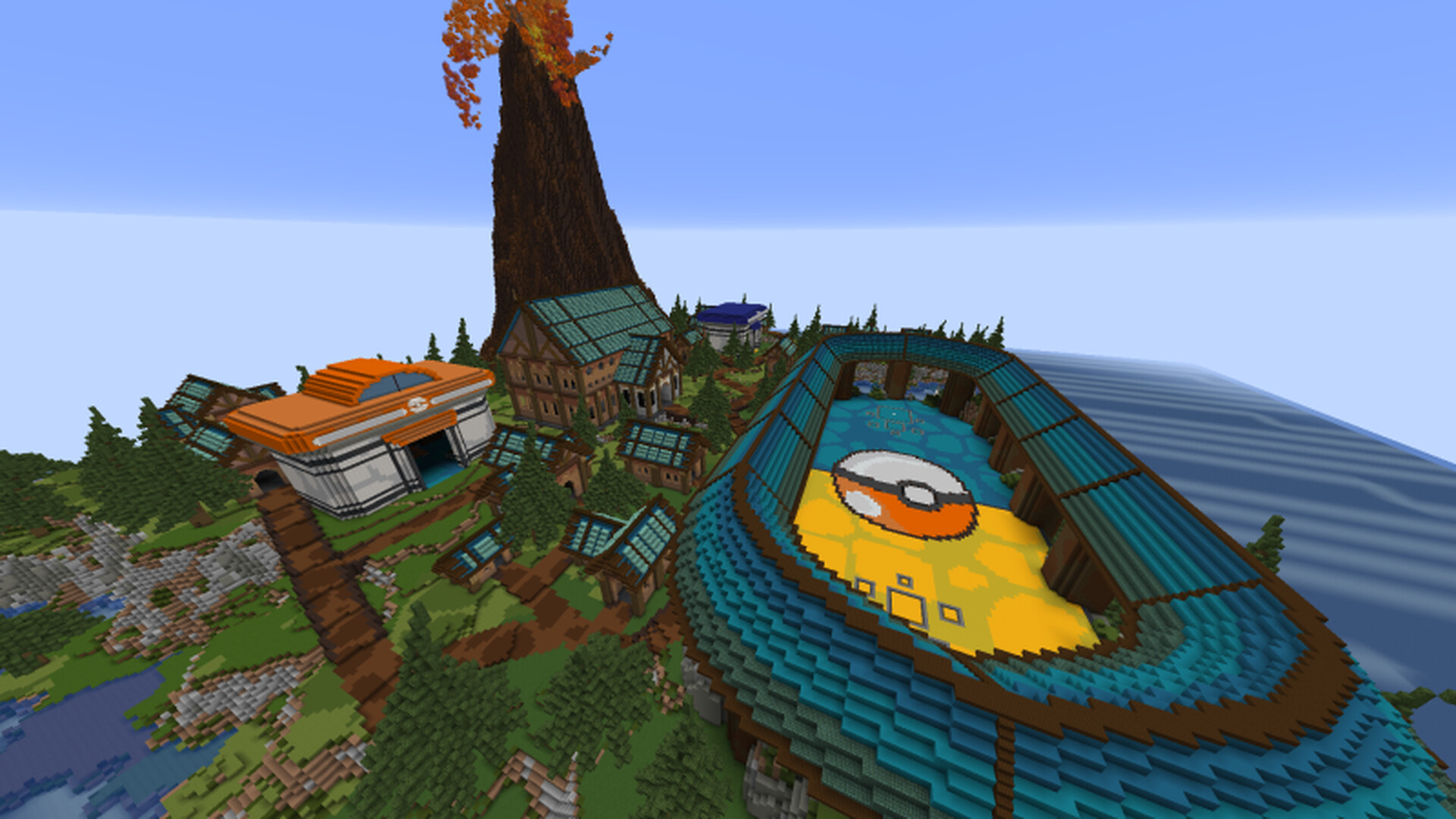 Pixelmon Server Spawn Minecraft Map