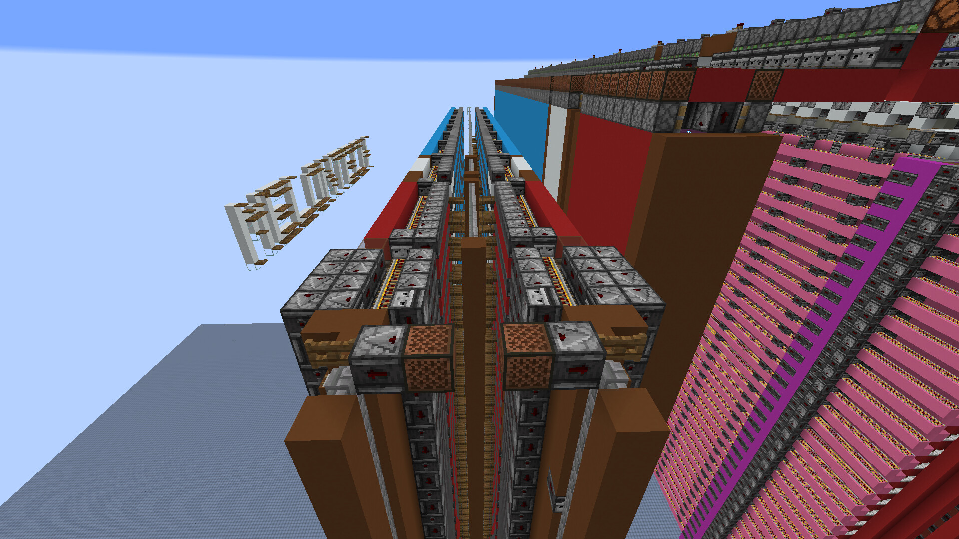 True 1-Block Resolution Display Minecraft Map