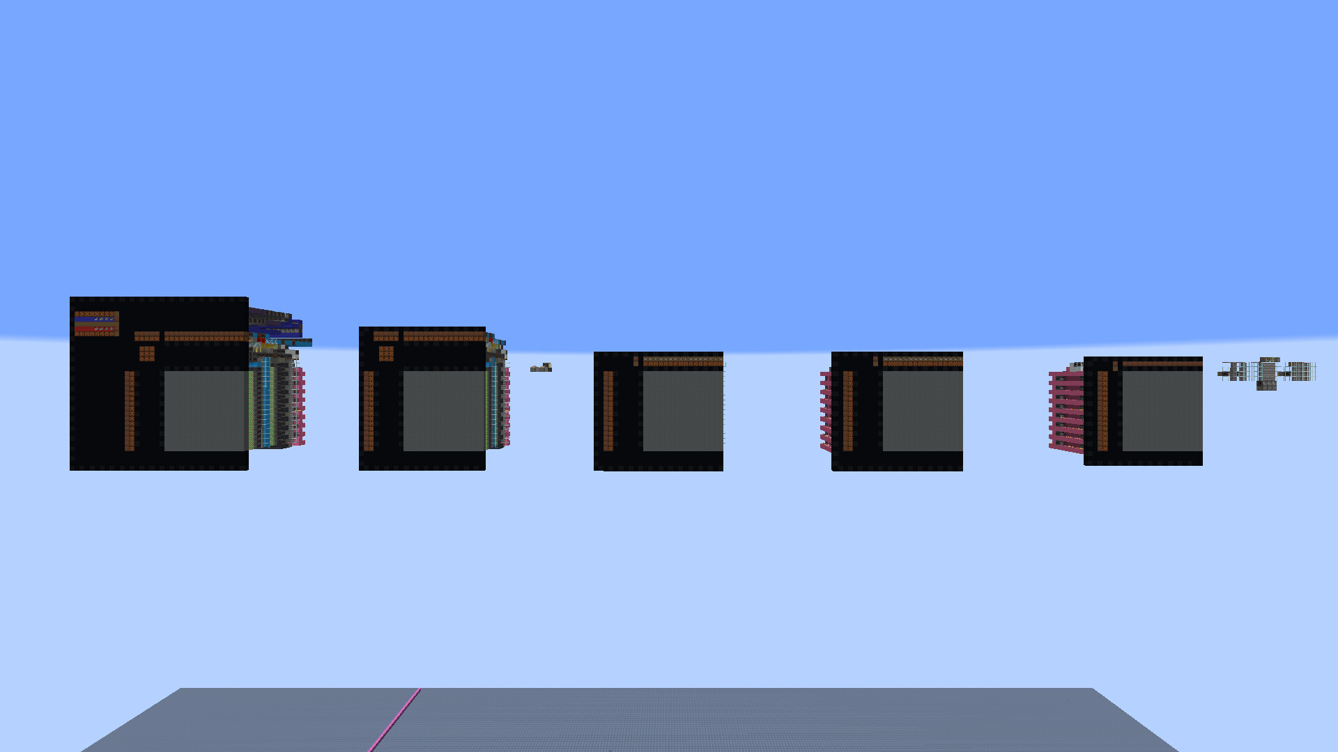 True 1-Block Resolution Display Minecraft Map