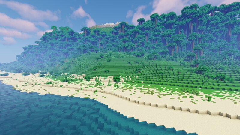 Tropical Island Minecraft Home