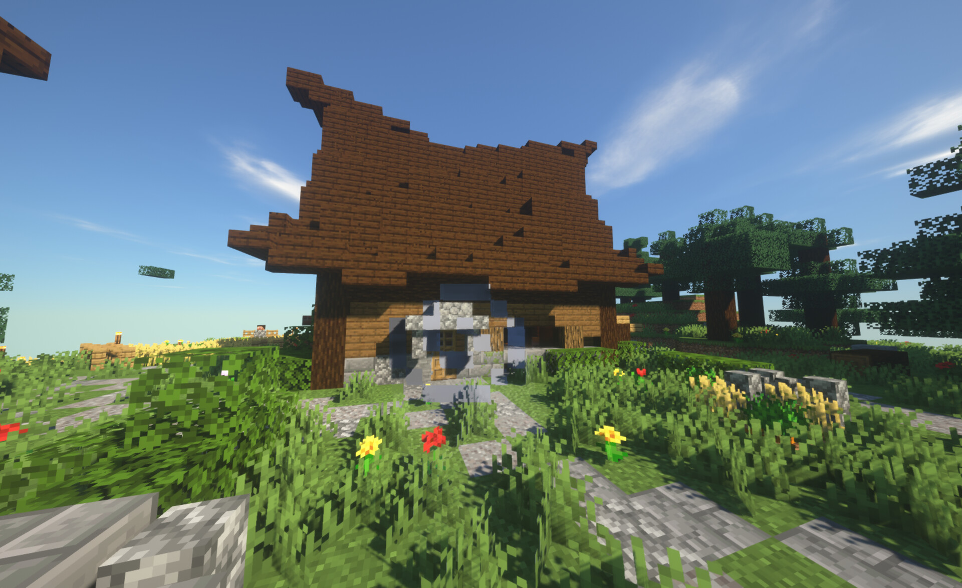 Rustic Farm House w/ Windmill Minecraft Map