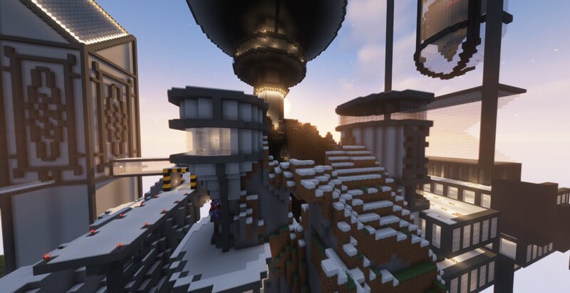 Epic Futuristic Minecraft Survival Base Minecraft Map