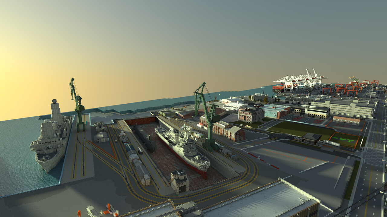 Naval / Coast guard Base Minecraft Map