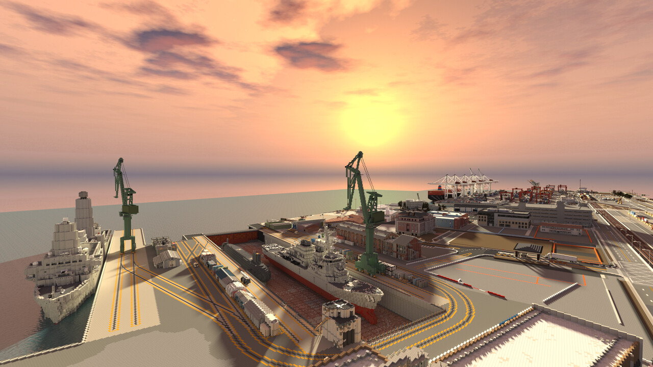 Naval / Coast guard Base Minecraft Map