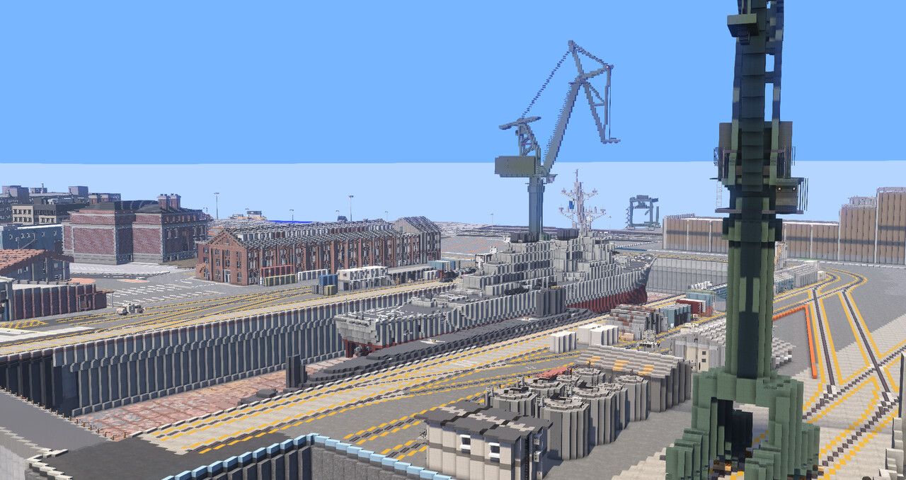 Naval / Coast guard Base Minecraft Map