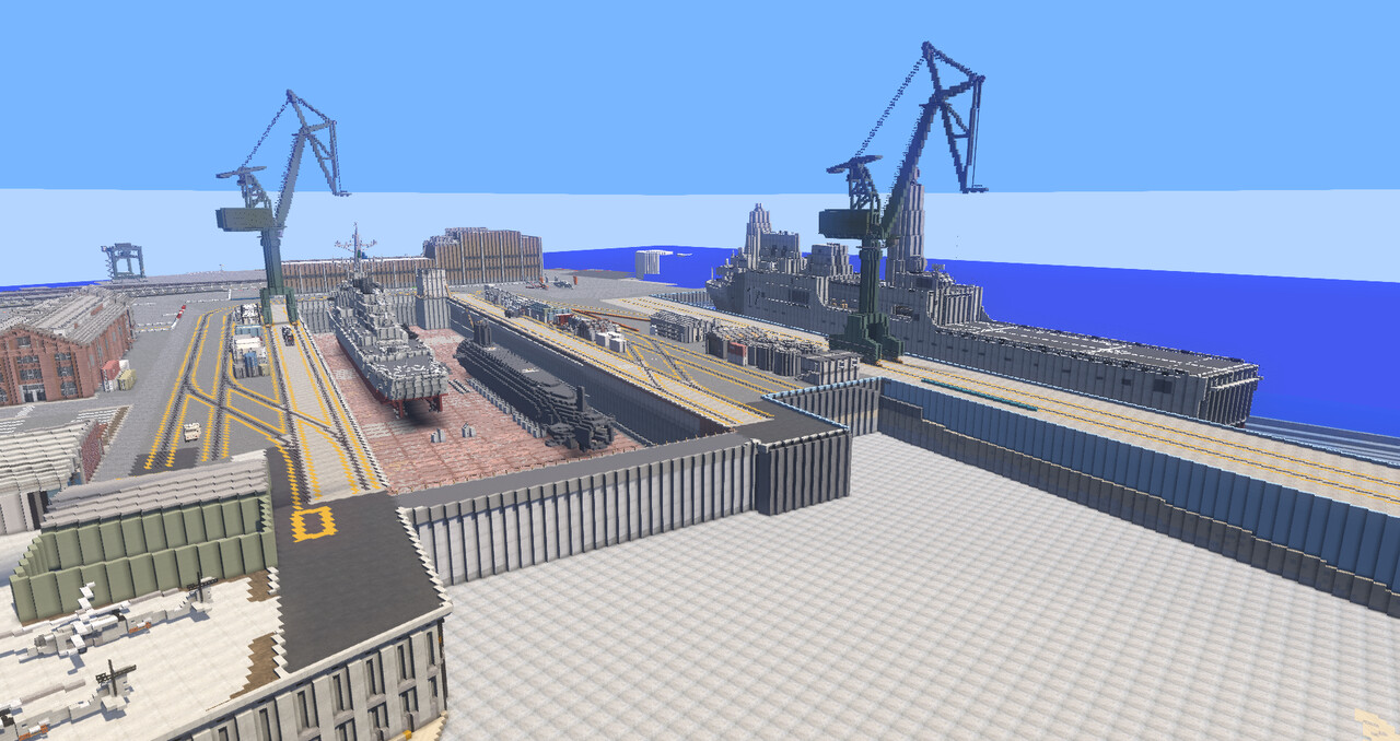 Naval / Coast guard Base Minecraft Map