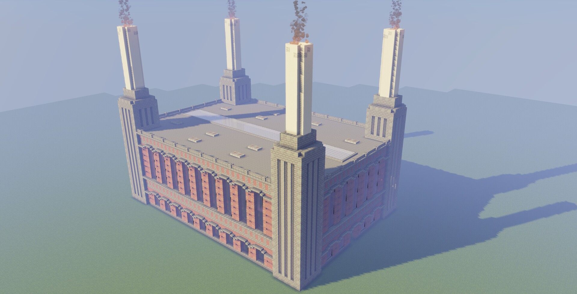 Battersea Power Station - Factory Building Minecraft Map