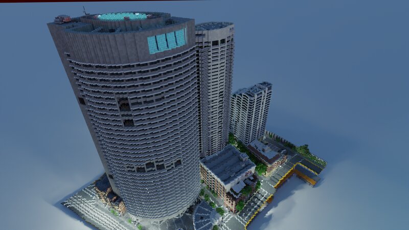 Grosvenor Place Cove Apartments Sydney 1 1 Scale BuildTheEarth Oceania Minecraft Map