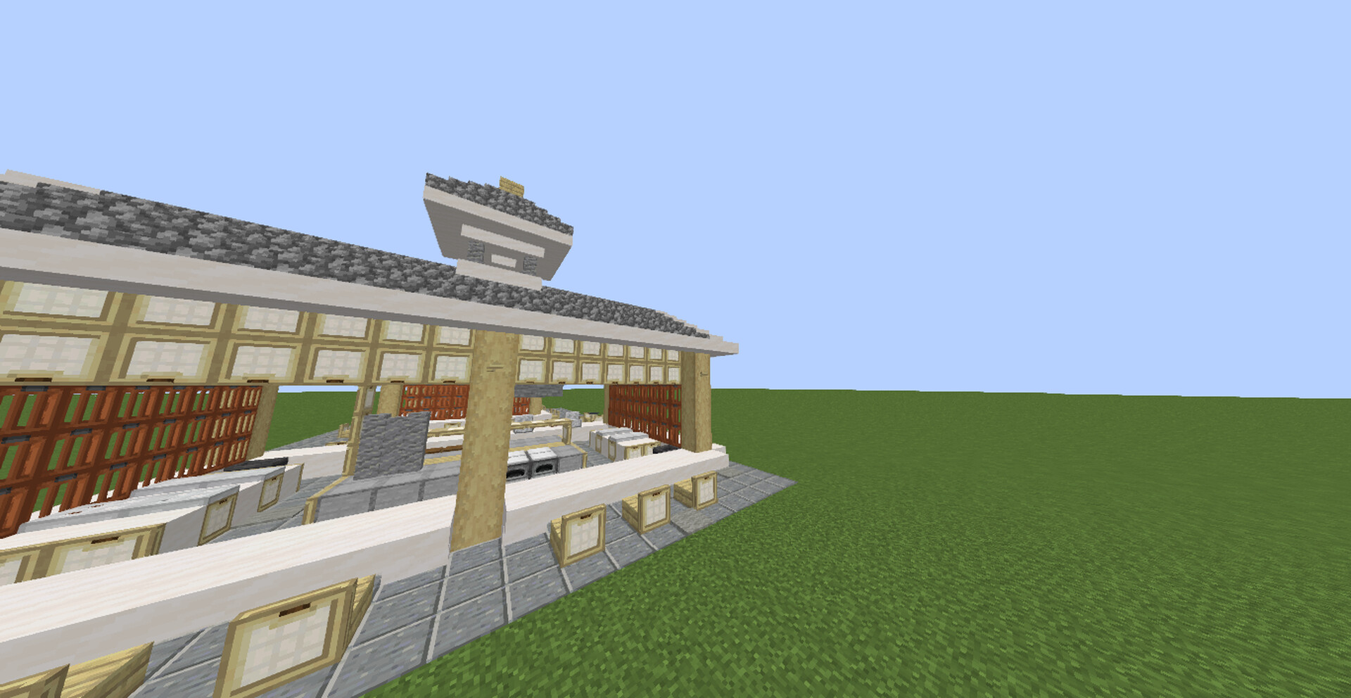 an outdoor restaurant Minecraft Map