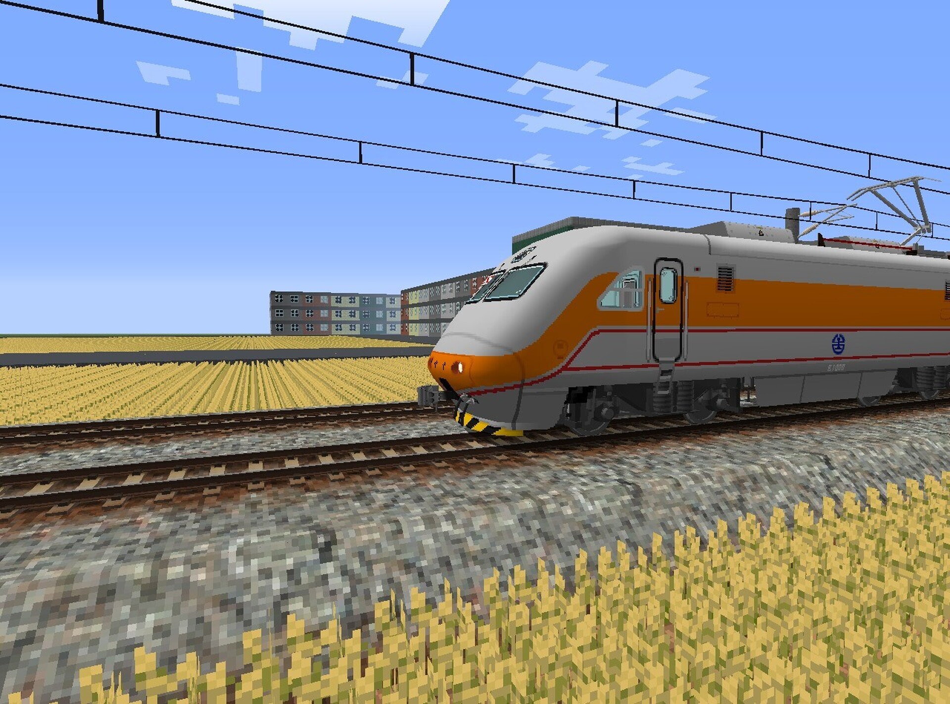 RTM 平坦環形鐵路 simple flat circular railway Minecraft Map