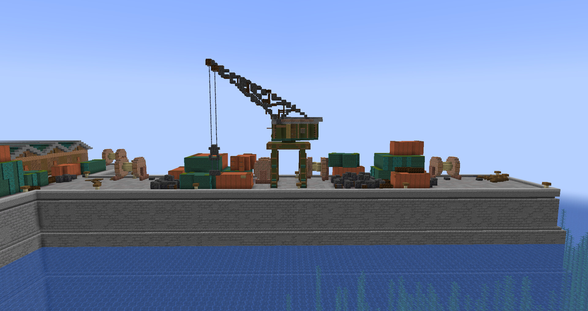 Tropico 6 Dock Minecraft Map