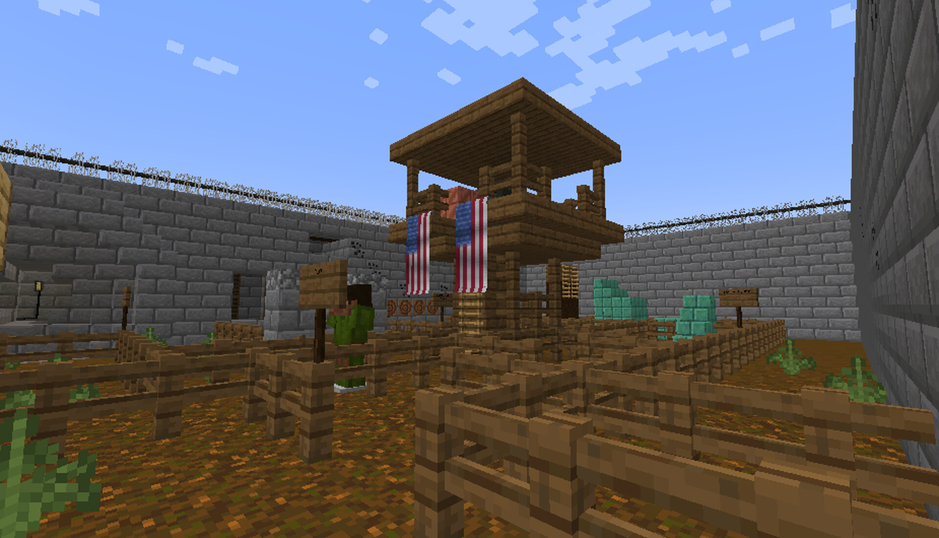 USA training base (blockfront mod map)1.1.8.1 Minecraft Map