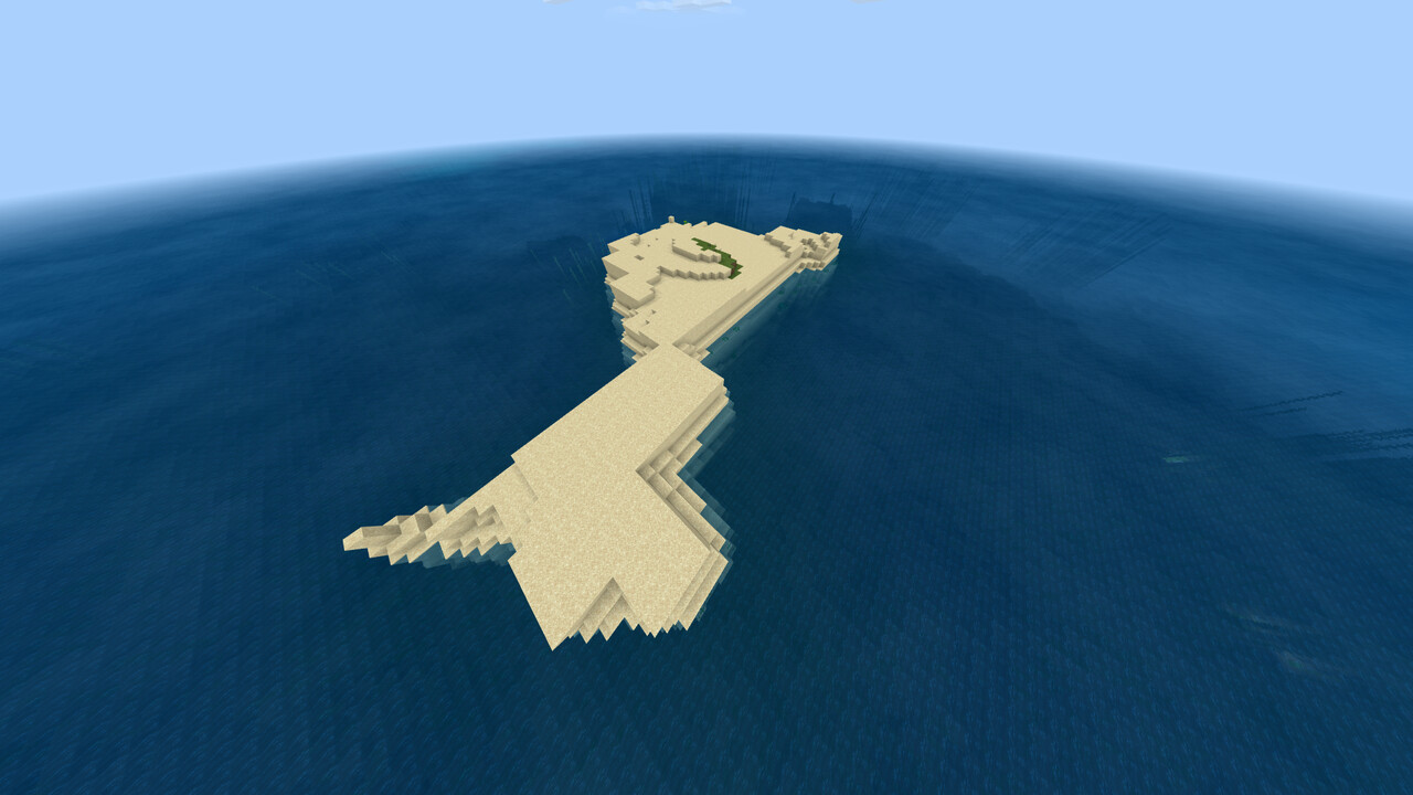Tiny island base Minecraft Map