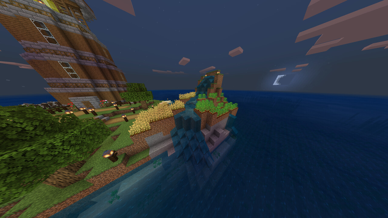 Tiny island base Minecraft Map