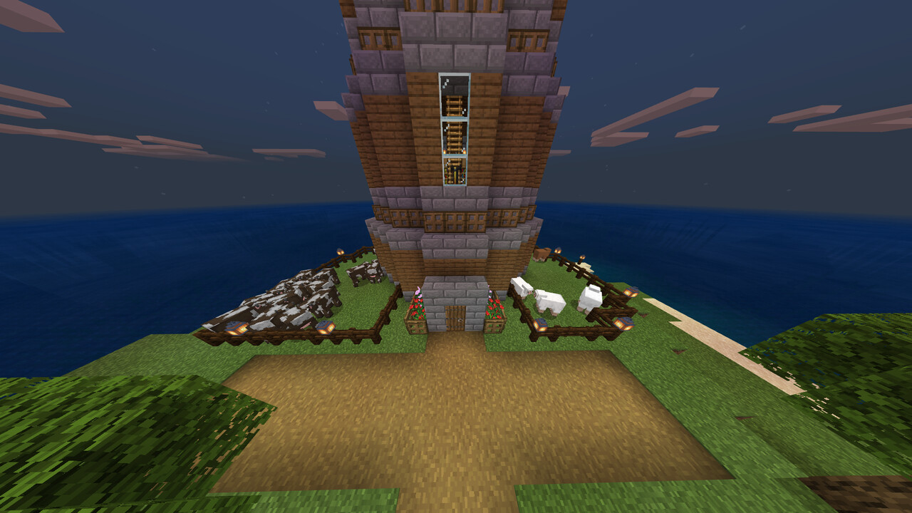 Tiny island base Minecraft Map