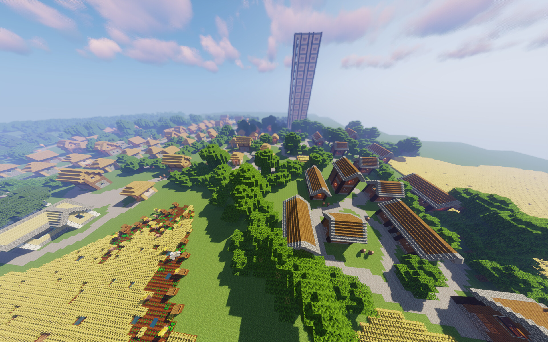 The Capital City of flat worlds Minecraft Map