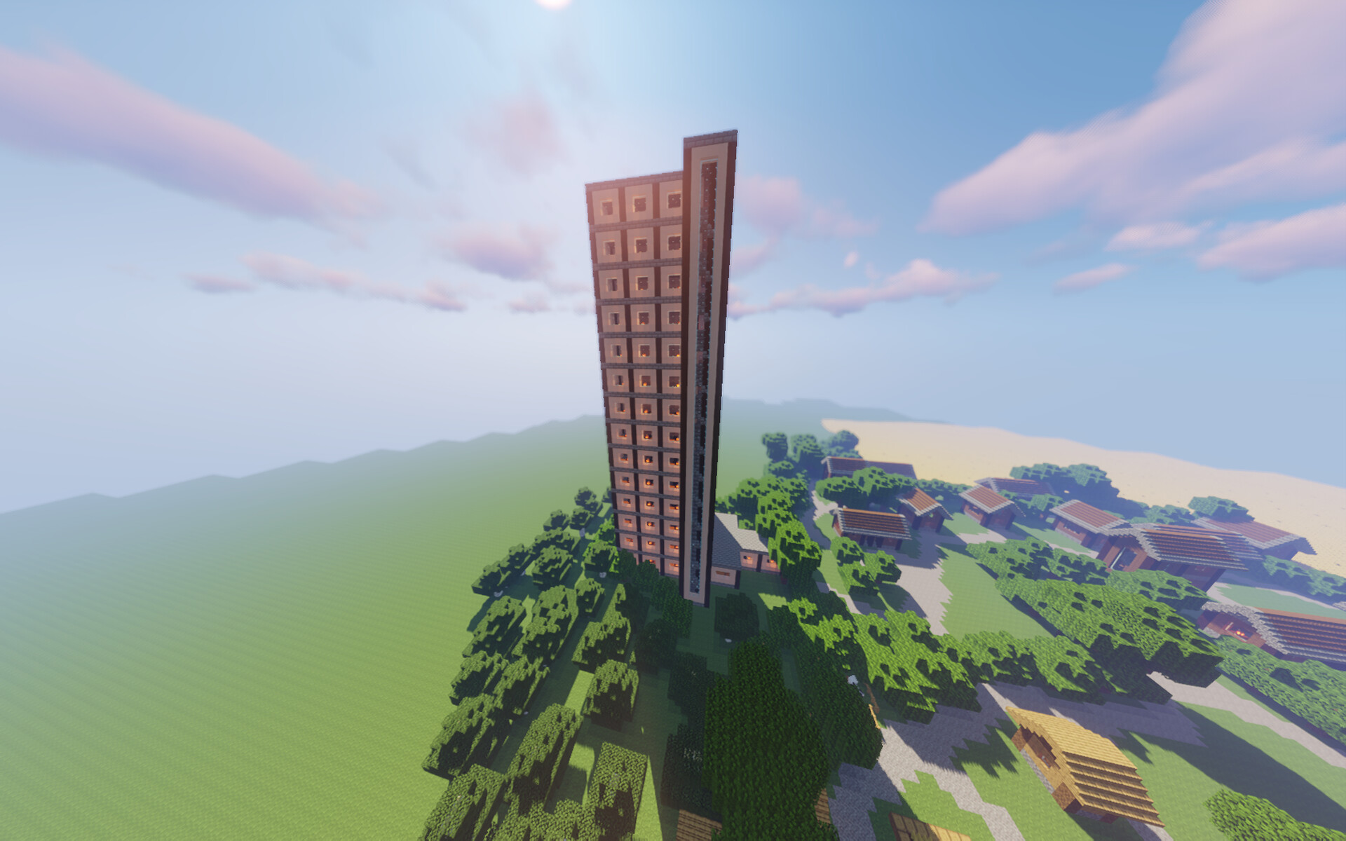 The Capital City of flat worlds Minecraft Map