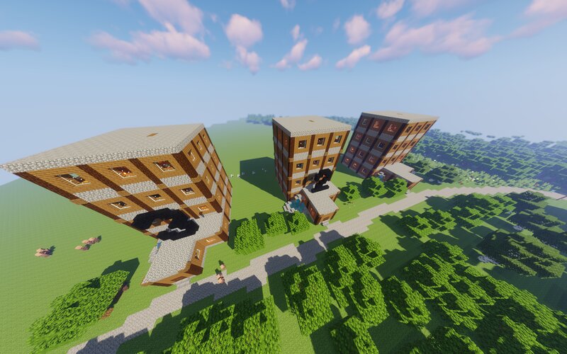 The Capital City of flat worlds Minecraft Map