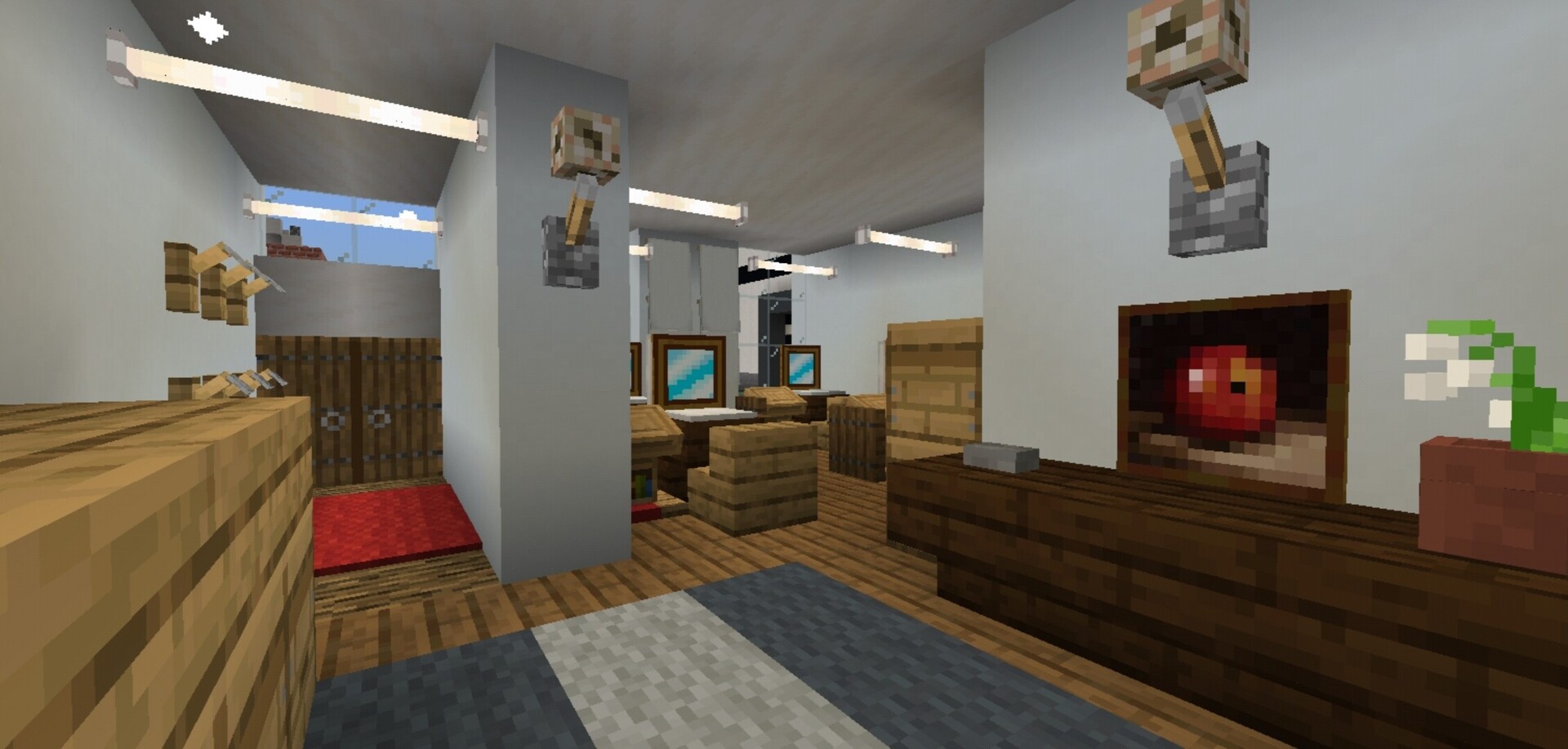 Tank Garage Interior (May 2021) Minecraft Map