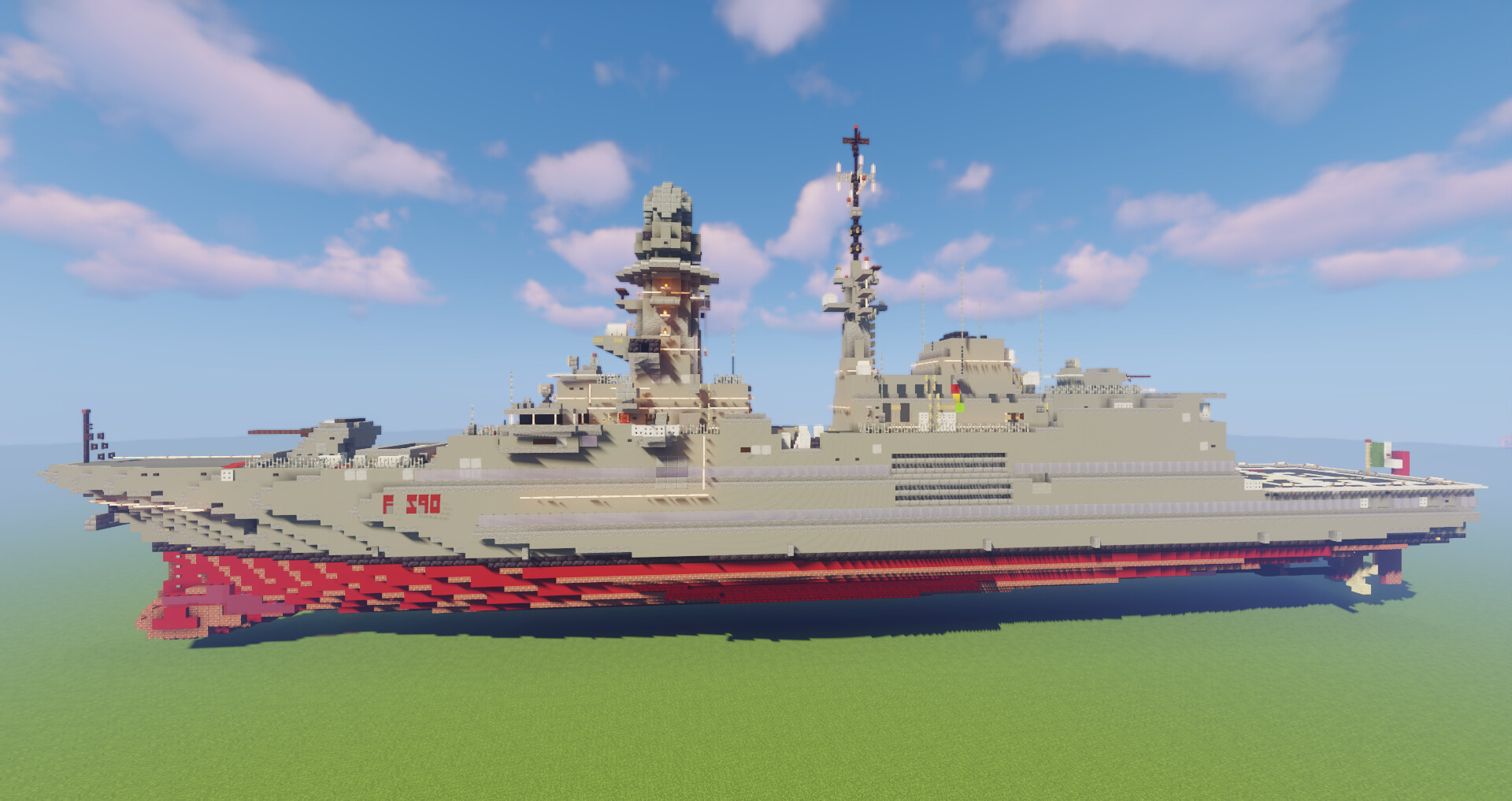 Carlo Bergamini Class Frigate (FREMM) Minecraft Map