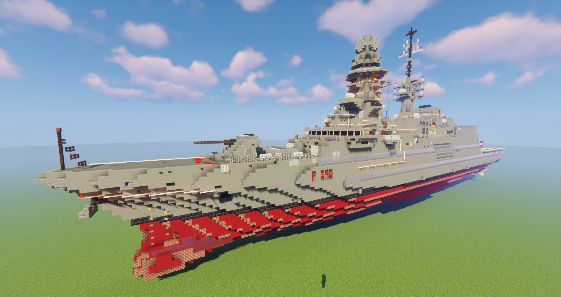 Carlo Bergamini Class Frigate (FREMM) Minecraft Map