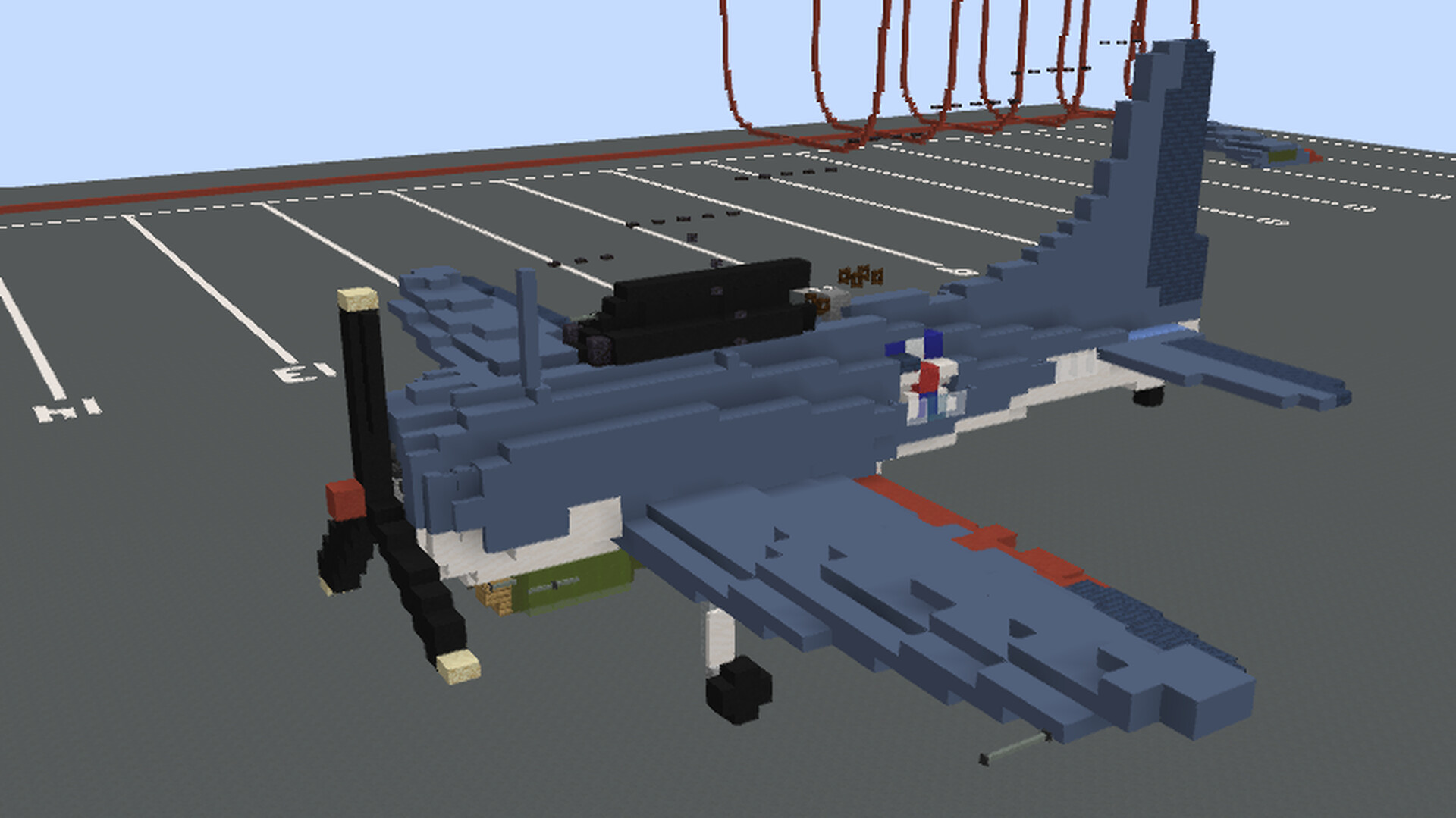 4:1 US Naval Planes (Custom Texturepack Used) Minecraft Map