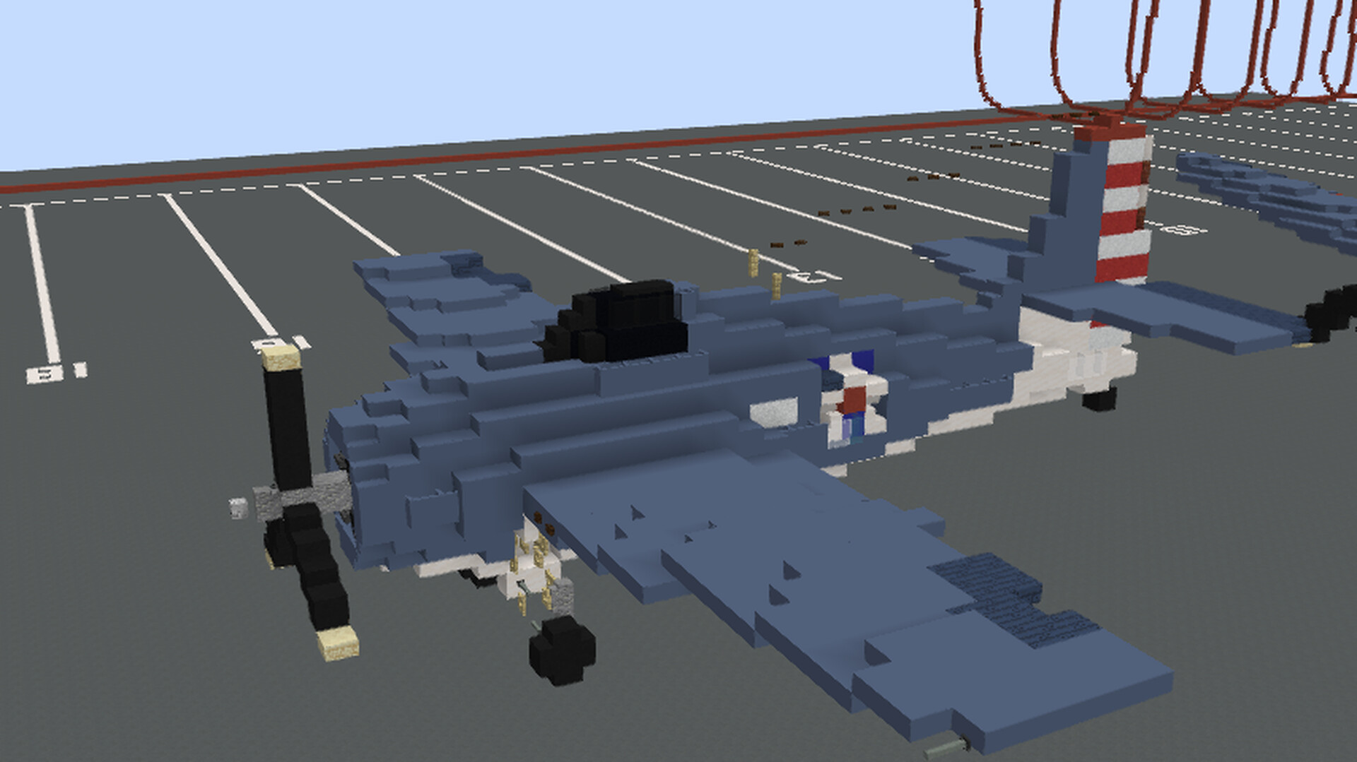 4:1 US Naval Planes (Custom Texturepack Used) Minecraft Map