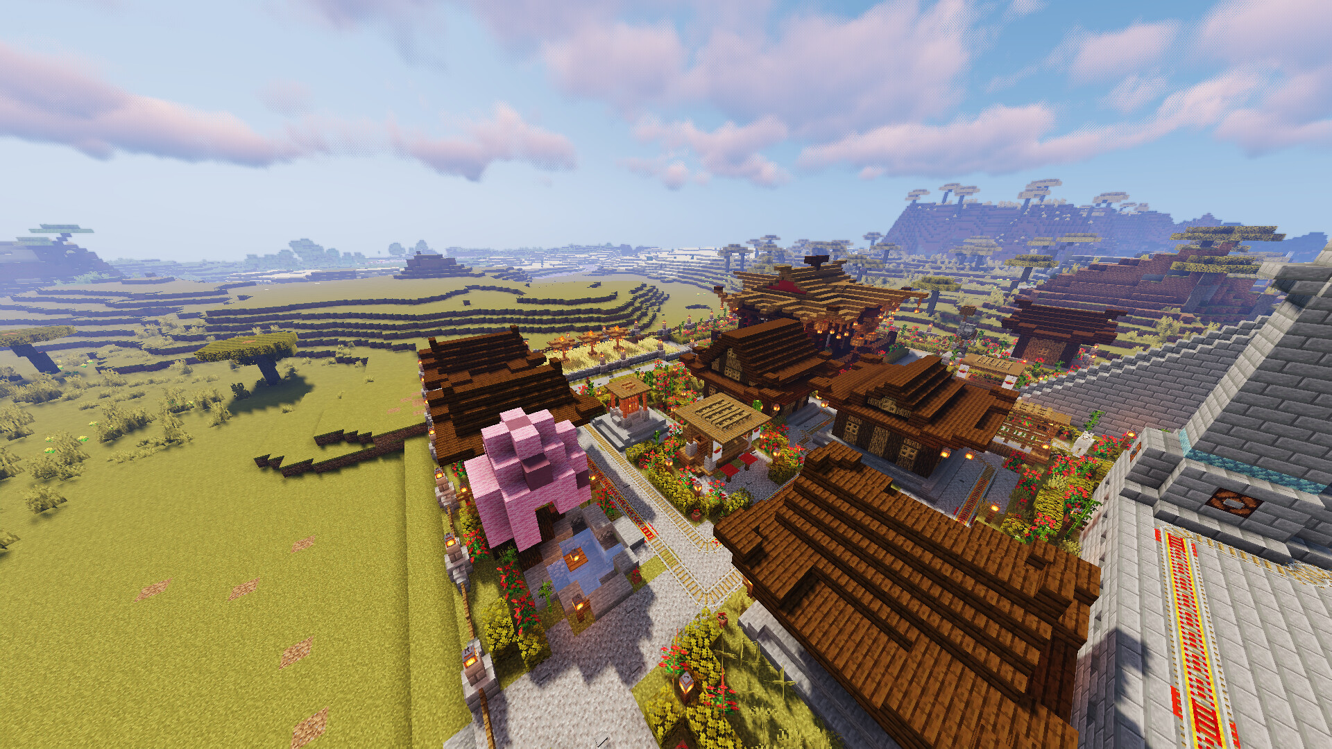 The 7 Towers | Japanese Map. Minecraft Map