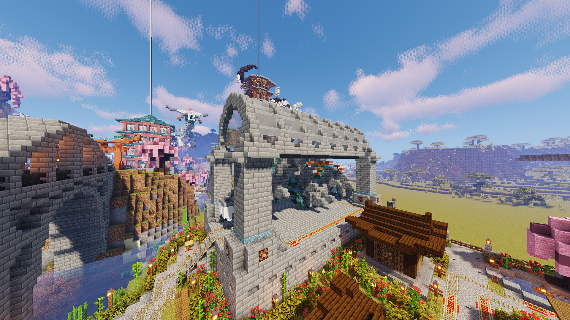 The 7 Towers | Japanese Map. Minecraft Map