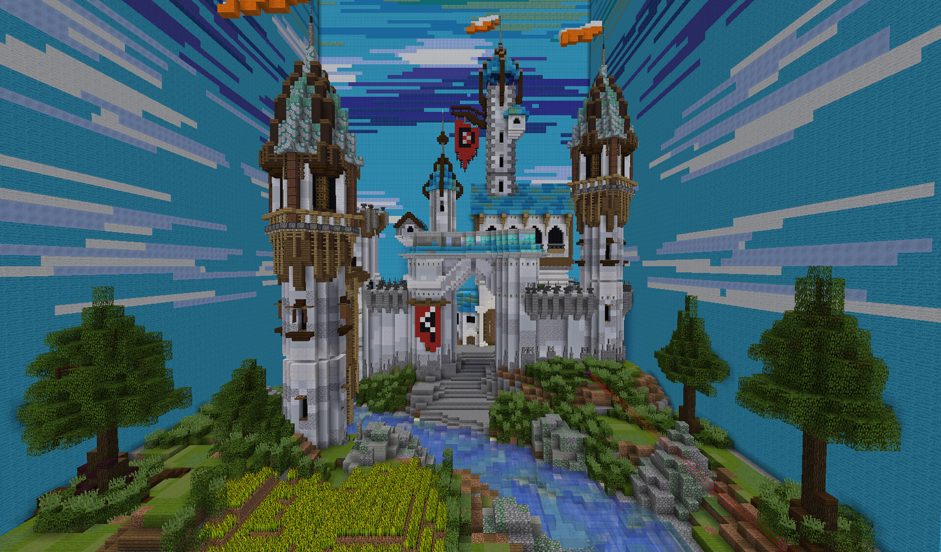 Medieval/Fantasy Castle Minecraft Map