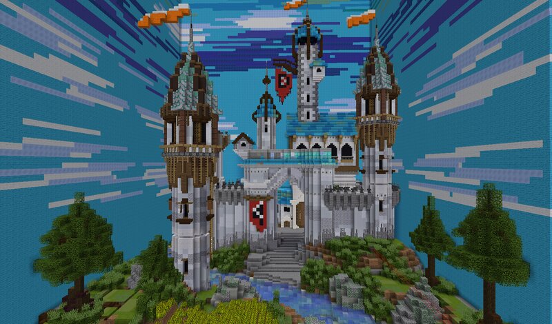 Medieval/Fantasy Castle Minecraft Map