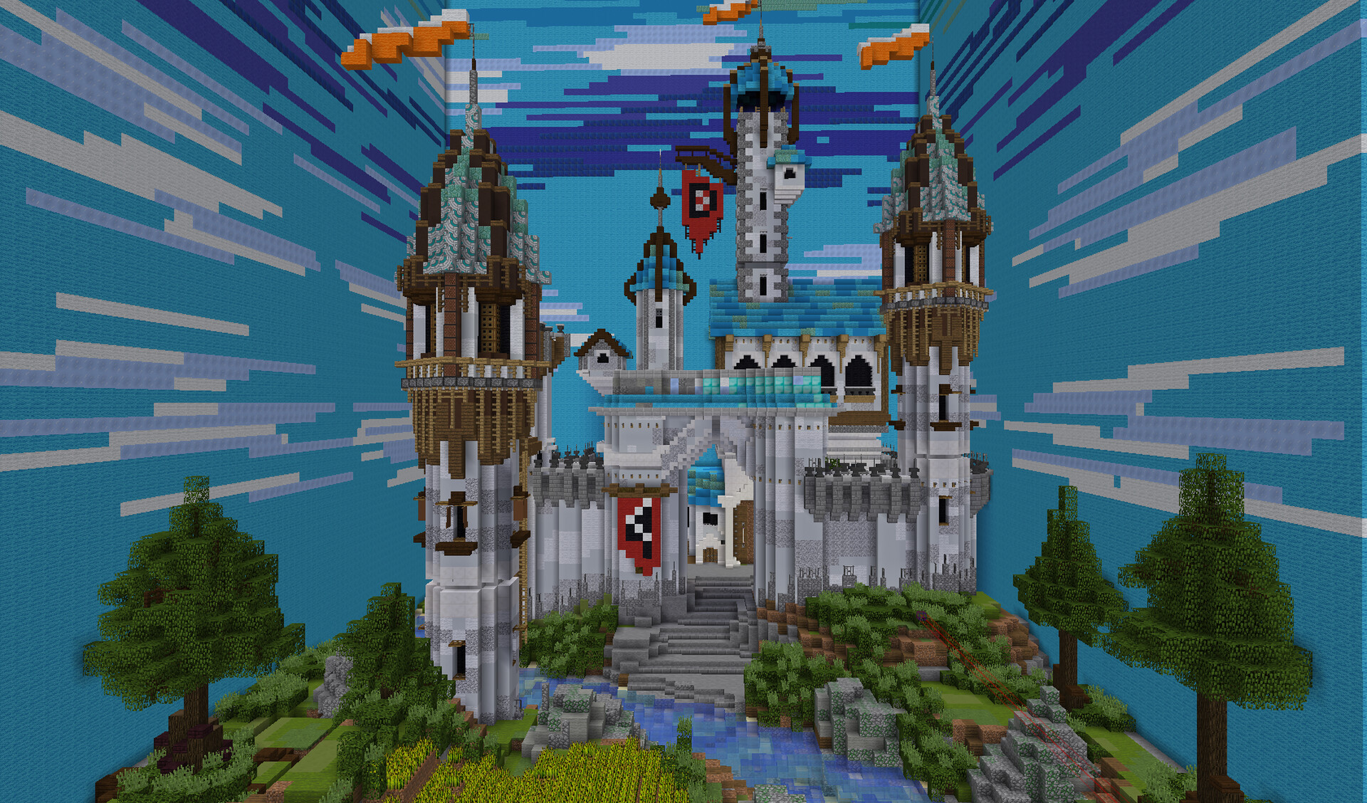 Medieval/Fantasy Castle Minecraft Map